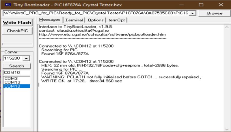 Site de Philippe LE GUEN - Programmation d'un PIC (8-bit)